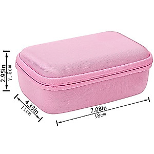 co2CREA Hard Case Replacement for VTech Kidizoom Duo / Duo DX / Duo Deluxe / Twist / Pix / Pix Plus Selfie Camera (Pink Case)