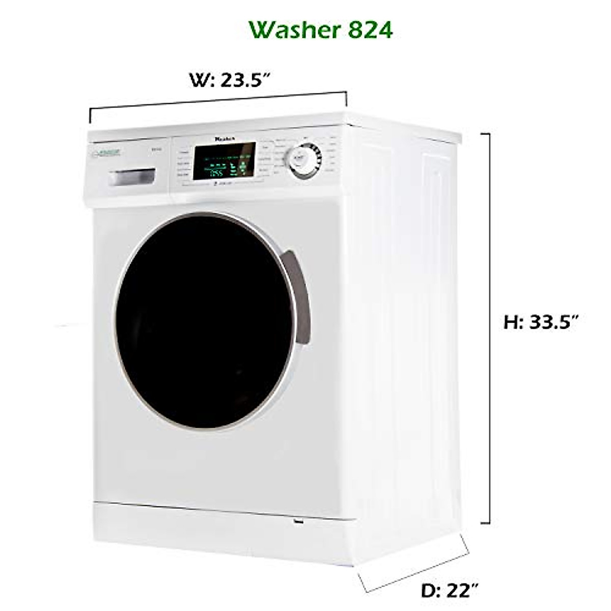 Equator 1.6 cu.ft. Compact Washer with Winterize in White