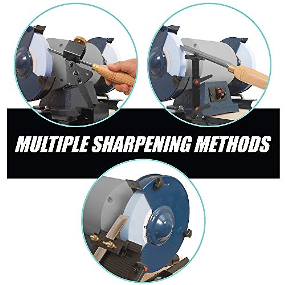 Pro Grind Sharpening System For Lathe Turning Tools, Chisels, Skews, Bowl Spindle Gouges and More. Includes the Multi-Grind Jig, Slotted Platform and Tool Rest