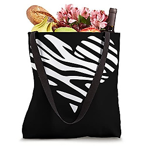 Zebra Heart T-Shirt - Rare Disease Day 2023 Tote Bag