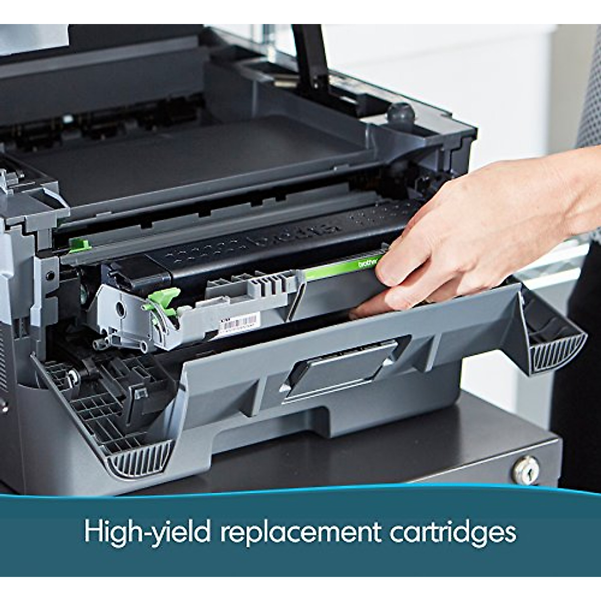 Brother Compact Monochrome Laser Wireless All-in-One Printer HL L239 Series for Business Office - Flatbed Print Copy Scan - 32ppm Print Speed, Duplex Two-Sided Printing, 250-Sheet, USB Printer Cable