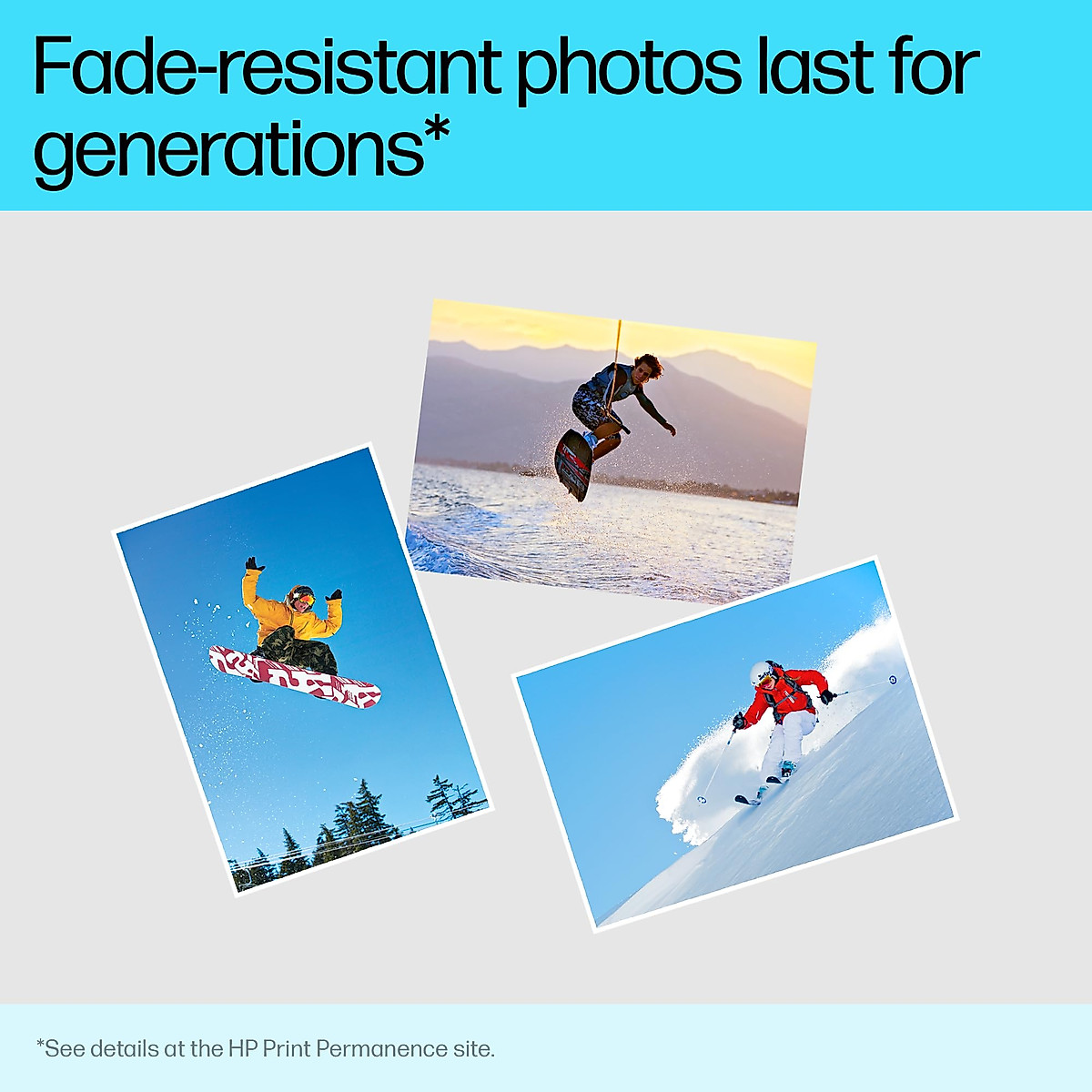 HP Everyday Photo Paper, Glossy, 5x7 in, 60 sheets (CH097A)