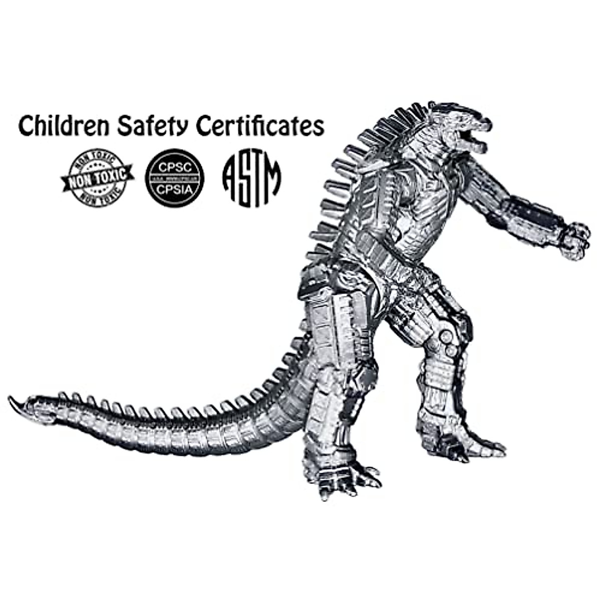 TwCare MechaGodzilla Mecha Godzilla vs. Kong Toy Action Figure, 2021 Movie Series Movable Joints King of The Monsters Birthday Kid Gift, Travel Bag