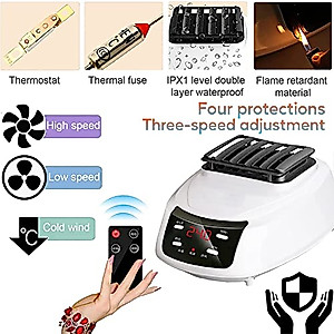 WIKINK Electric Clothes Dryer, 1500W Portable Negative Ion Clothes Drying Machine with Timing & Remote Control, Indoor Clothes Airer Drying Machine for Cloth Drying Sterilizing