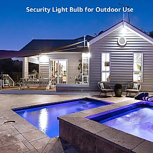 Lepro Dusk to Dawn Light Bulbs Outdoor Lighting, Auto On/Off, Light Sensor LED Bulbs, 60 Watt Equivalent, Non-Dimmable, A19 E26 Medium Screw Base, 9W 806 Lumens, Daylight White, Pack of 2