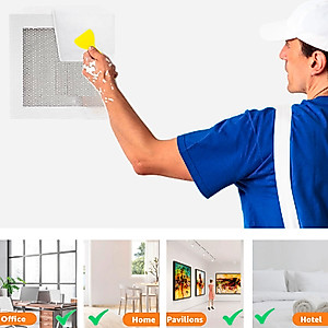 14 Pack Drywall Repair Kit - 2/4/6/8 Inch Aluminum Wall Repair Patch Kit with Extended Self-Adhesive Mesh, Small Large Hole Patching Kit