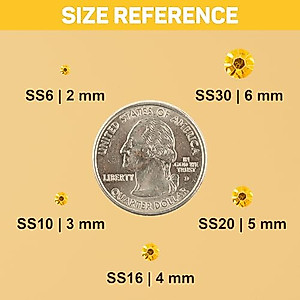 B7000 Gem Glue with 11000Pcs Gold Rhinestones for Crafts Clothes Decoration Clothing Fabric, Bright Gold Flatback Rhinestones for Shoes Tumblers, Flat Back Gluefix Rinestones Bedazzle Kit 2/3/4/5 mm