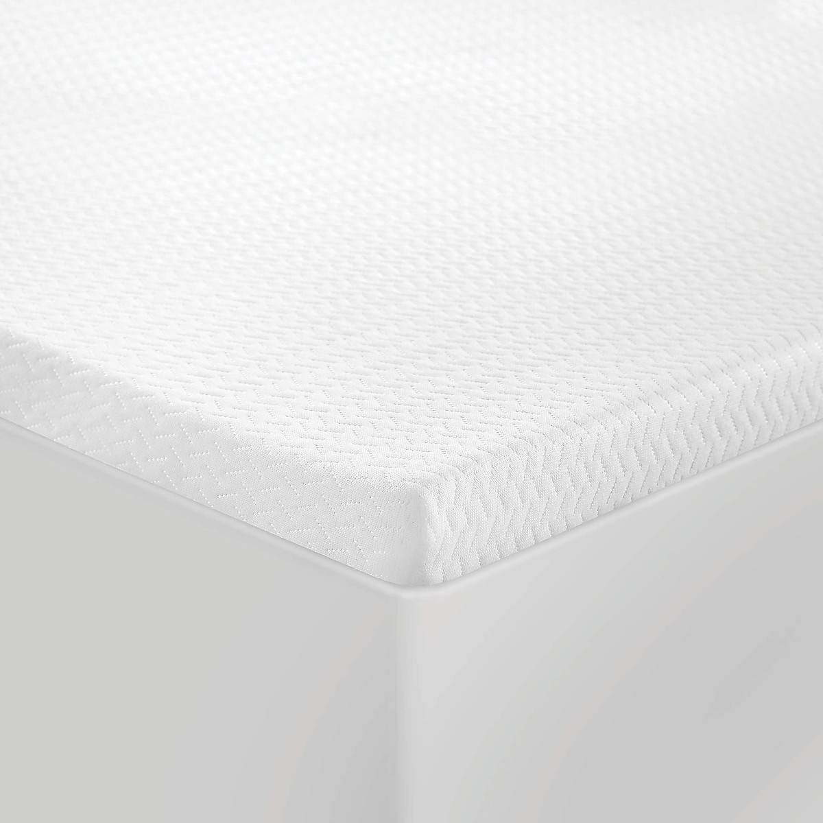 SensorPEDIC 1.5-Inch Coolest Comfort Memory Foam Bed Topper, California King, White