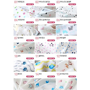 Angel-in-Moms [15 Packs] Natural Cotton 100% Soft Muslin Jacquard Embossed Gauze Handkerchief, Face Washcloth, Makeup Towel, Wide 14 x 14 inch, Scandinavian Pattern Bath Towel(Iceland Star Blue)