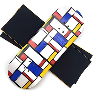 ishrunkthis Mondrian Print - 34mm Wooden Pro Fingerboard Completes