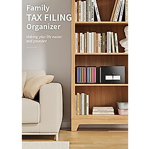 ABC life 26 Pockets Accordian File Organizer Keeper/Expanding Filling Box Letter A4 Size/Expandable File Folder/Plastic Accordion Document Paper Bill Receipt Organizer with A-Z Alphabetical Tabs