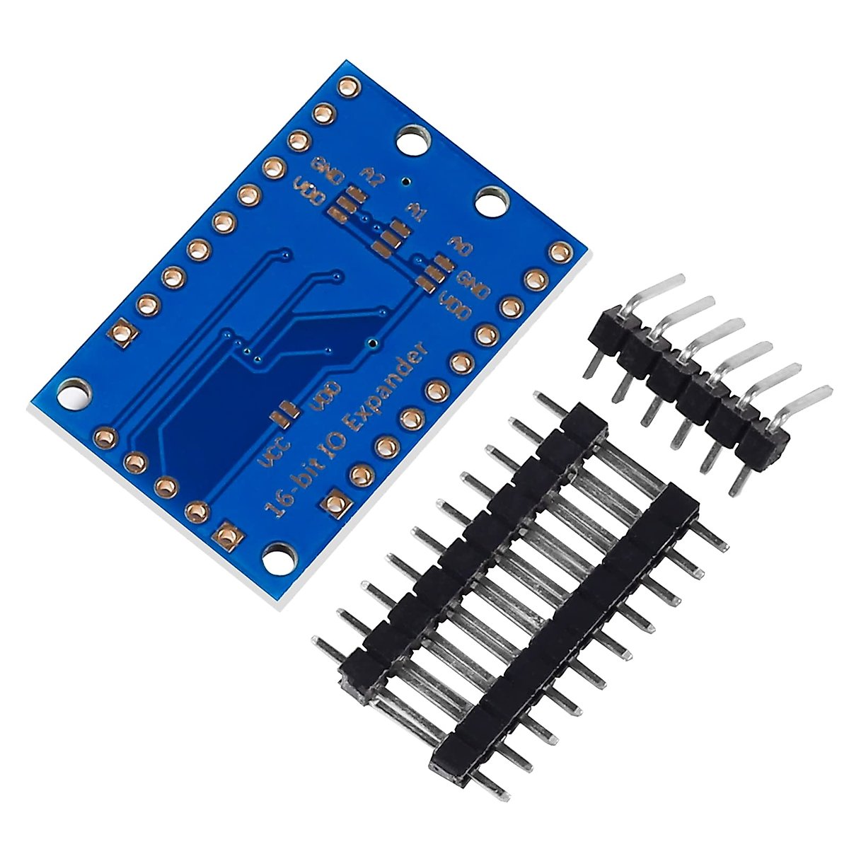 AITIAO 5Pcs PCF8575 IO Expander Board I2C to 16 IO IIC I2C I/O Extension Shield Module DC 2.5-5.5V I2C Communication Control 16 IO Ports