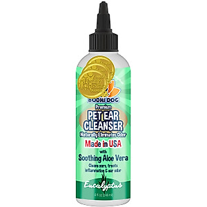 Bodhi Dog Ear Cleaner Solution for Dogs and Cats | Aloe Vera Cleaning for Ear | Gentle Cleanser for Ears