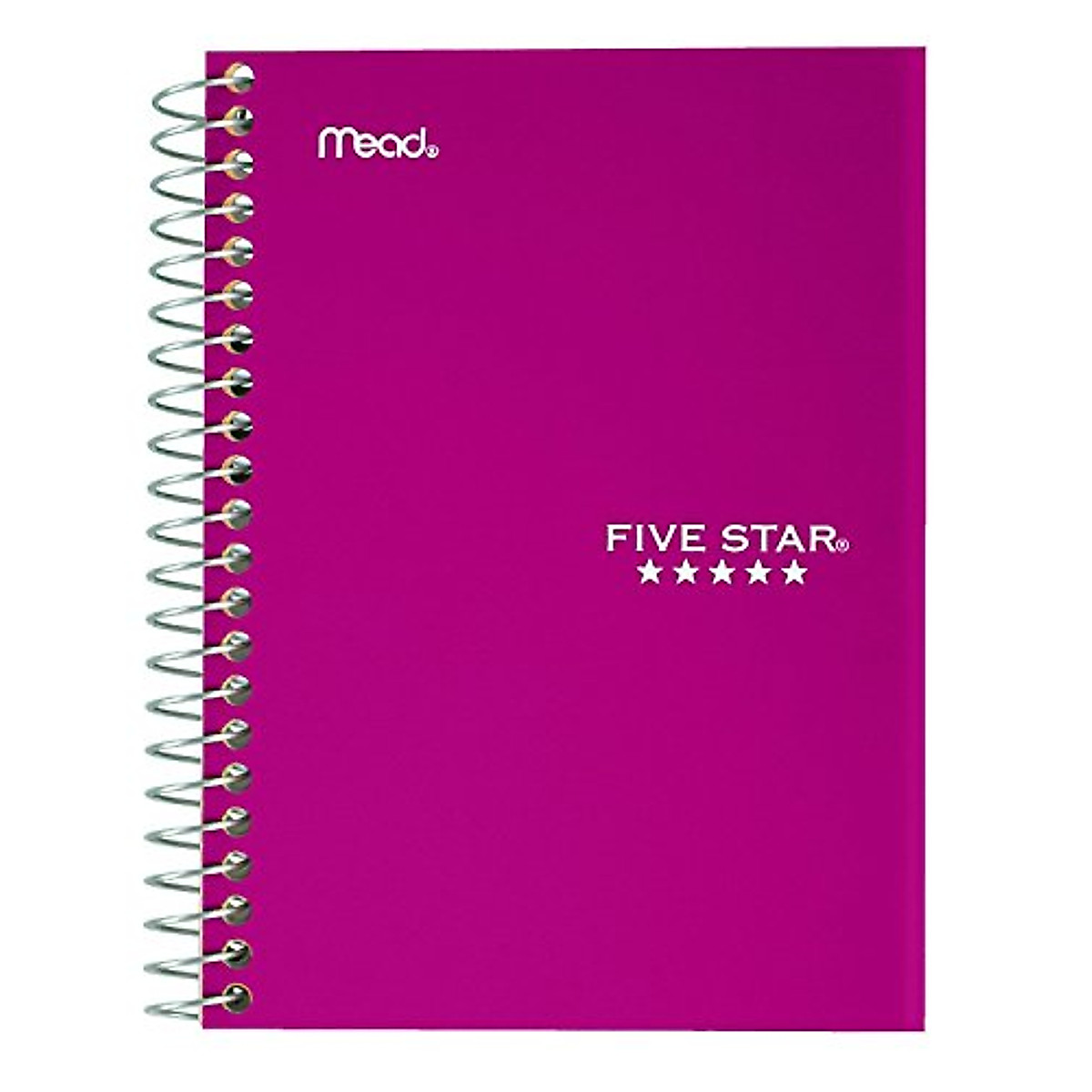 Five Star Personal Spiral Notebook, 7" x 4 3/8", 100 Sheets, College Rule, Assorted colors, 12 Pack