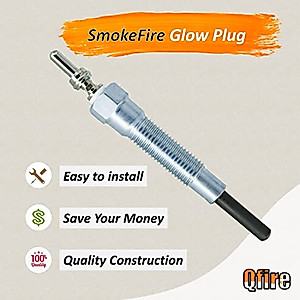 Qfire Glow Plug Compatible with Weber SmokeFire EX4/EX6/EPX6 Wood Pellet Grills,Silver