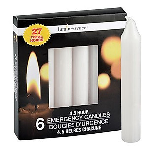 Set of 18 Long-Burn Emergency Candles
