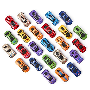 Fast Lane Diecast Toy Car Set, for Ages 3-8, 25 Cars