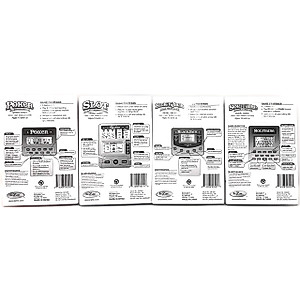 Electronic Gambling Game Pack Bundle Set of 4 - Slot Machine - Poker - Blackjack - Solitaire Handheld Games