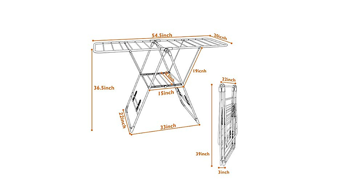 Tangkula Clothes Drying Rack - Space-Saving & Adjustable Laundry Solution