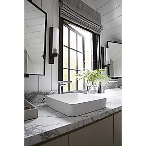 KOHLER 2661-0 Vox Vessel Bathroom Sink, vitreous China, 16-1/4" W x 16-1/4" L, White