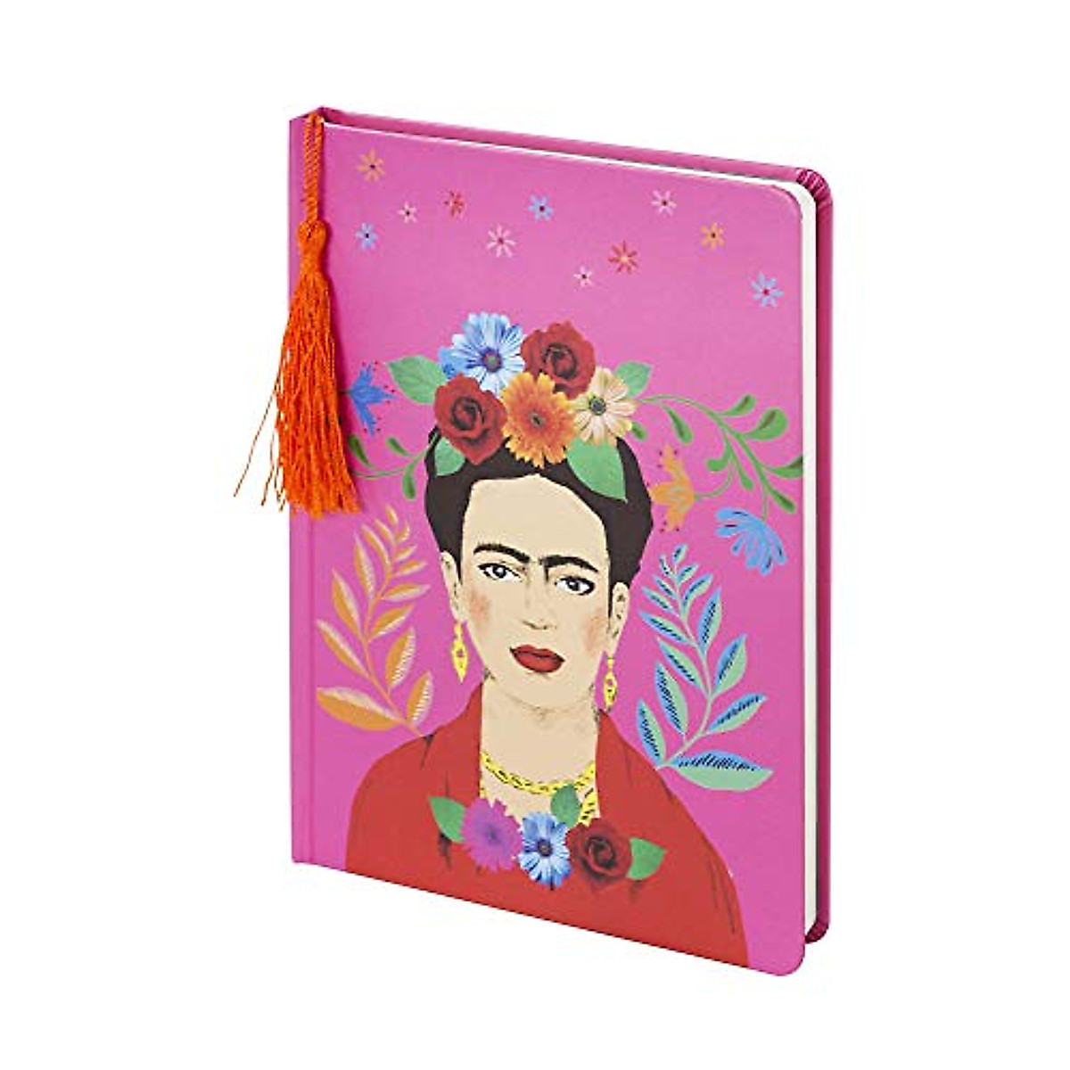 Talking Tables Bohemain Décor Office Supplies School Diary Tuition Boho Frida Khalo Notebook, A5, Pink