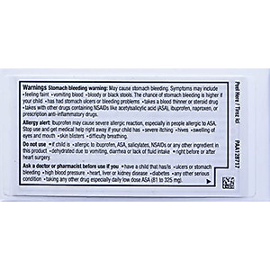 Junior Strength Advil (40 Count, Grape Flavour) Ibuprofen Chewable Tablets for Relief of Pain Fever