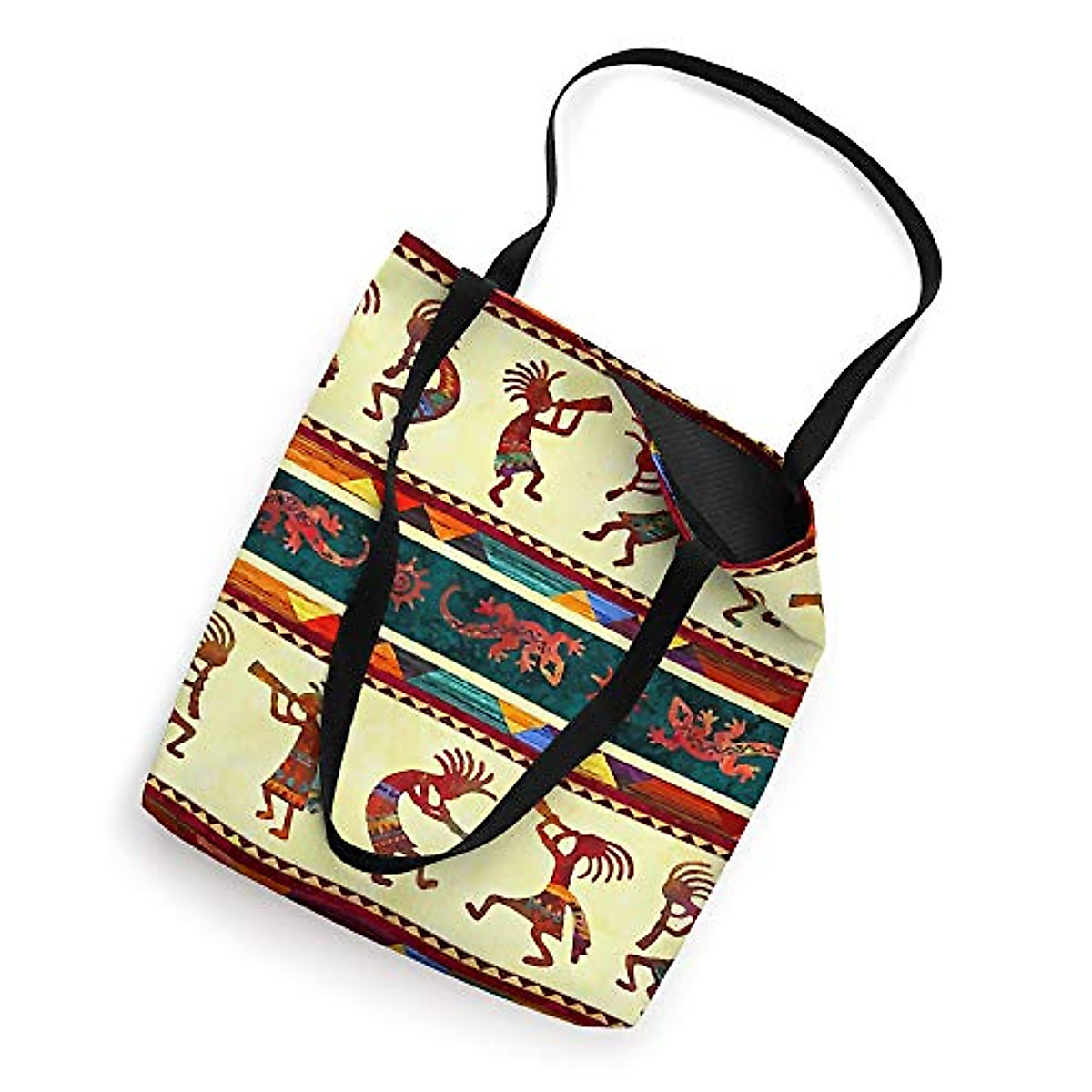 Cute Kokopelli Native American Southwest Boho Desert Pattern Tote Bag