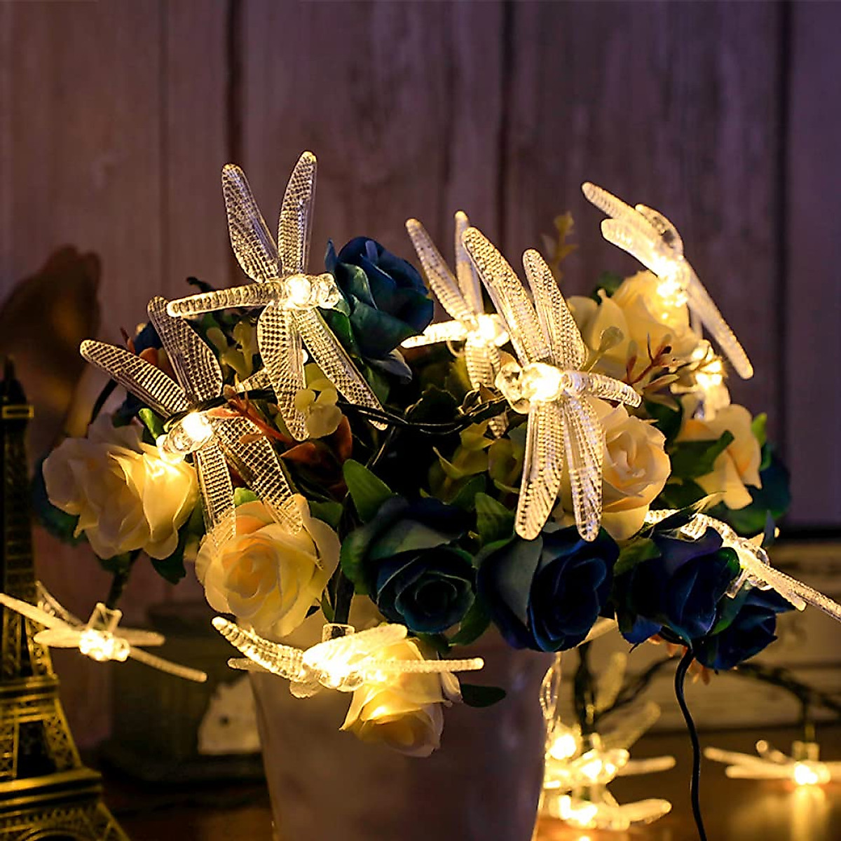 little sapling Led Solar String Lights Outdoor String Lights Garden Crystal Ball Decorative Lights Waterproof Indoor Fairy Lights for Home Garden Patio Party Yard Christmas