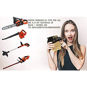 Replace of Black and Decker 18V Battery Charger 90556254-01 9.6V-18V NiCad & NiMh Battery HPB12 FS12B HPB14 FSB14 HPB18 HPB18-OPE FSB18 HPB96 FSB96