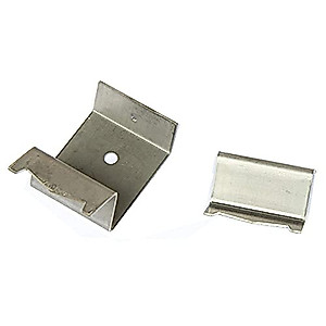 Hongso Grill Grates, Heat Plates, Heat Plate Brackets & Burner Hanger Brackets (Mounting Screws Included) Bundle for Chargriller 5650, Chargriller 5050 Duo, Chargriller 3001 Grills