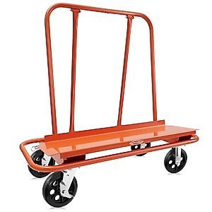 GypTool Heavy Duty Drywall Sheet Cart & Panel Dolly - Orange