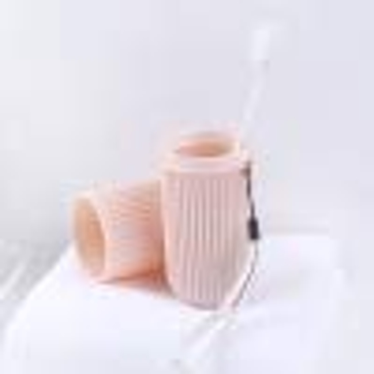 NA Toothbrush Case Portable Toothbrush Holder Multifunctional Travel Toothbrush Case Toothbrush Cup 2packs(Pink+ Green)