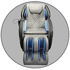 Osaki OS-Champ | Black & Gray | 2D SL-Track Full Body Massage Chair | Zero Gravity | Lumbar Heating | Foot & Calf | Auto Mode | Full Air Bag Compression | Bluetooth Speaker | Space Saving