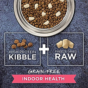 Instinct Raw Boost Indoor Health Grain Free Recipe with Real Rabbit Natural Dry Cat Food, 4.5 lb. Bag