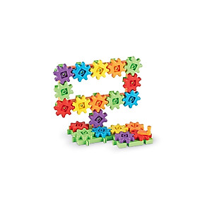 Learning Resources Gears! Gears! Gears! Starter Building Set, Puzzle, Early STEM Toys, Gears Toys for Kids, 60 Pieces, Ages 3+