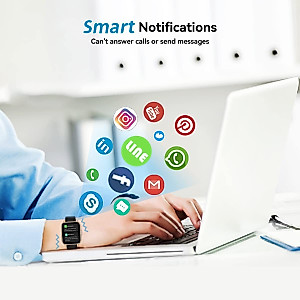 Smart Watch, IP68 Waterproof Activity Fitness Tracker Watch with Heart Rate Blood Pressure Sleep Monitor Pedometer Step Counter Mens Smartwatch for Android iOS Phones 2024 Smart Watches for Men Women