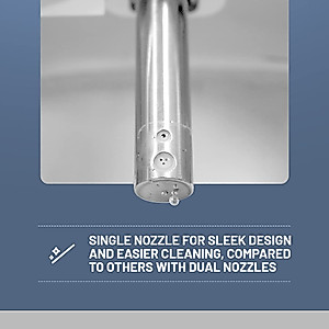 Tranquillus Essential - Water and Air Adjustable Bidet Toilet Seat, Electric Bidet - ADA Compliant Bidet Seat, Heated Bidet with Dryer - Easy DIY Installation, Soft Close Lid - Made in Korea