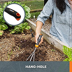 Worx WG003 3-Tine Hand Garden Cultivator
