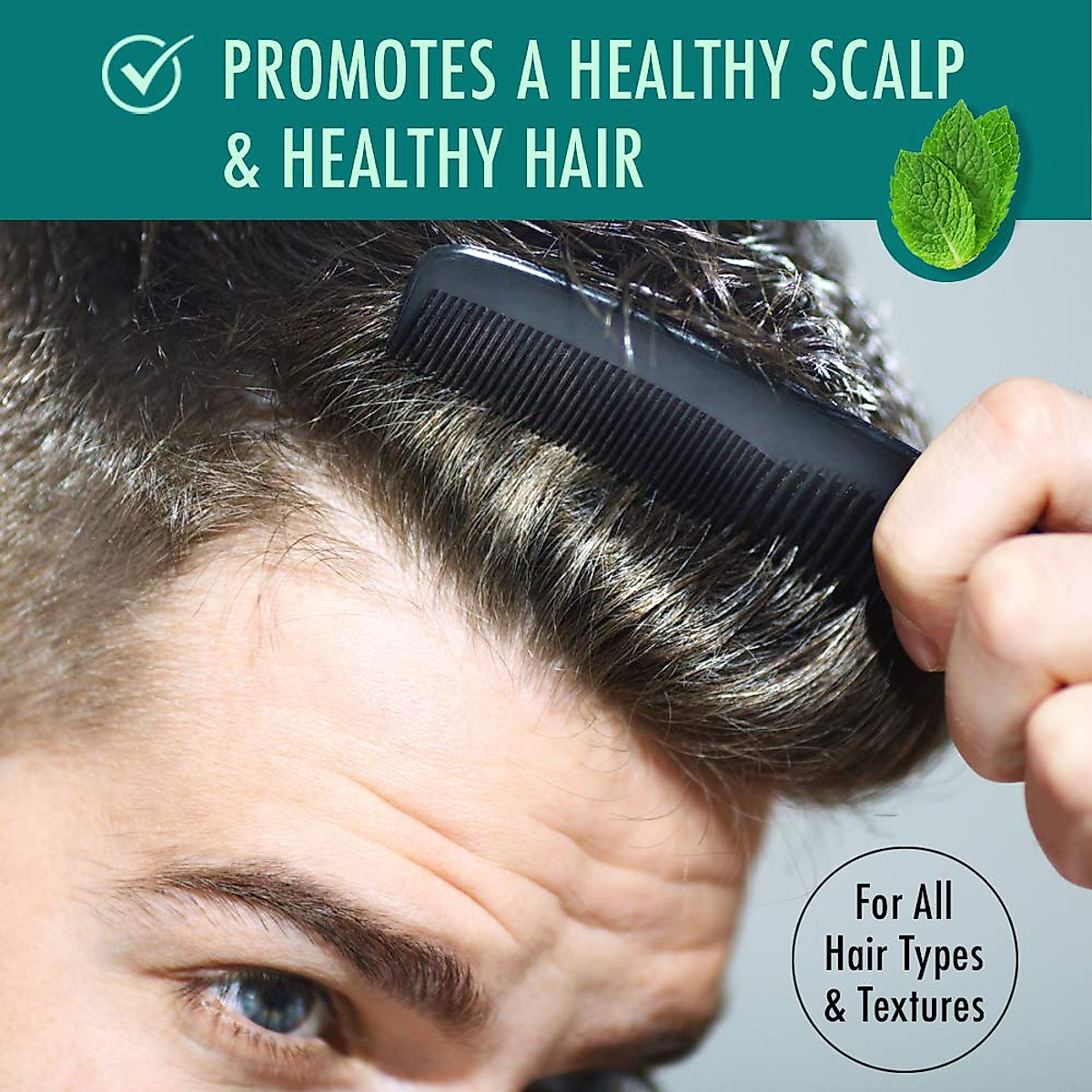 Brocato Peppermint Scrub Shampoo and Conditioner Liter Duo, 32oz Each | Fresh, Invigorating, Cleaning & Moisturizing | Pure Peppermint Oil For All Hair Styles