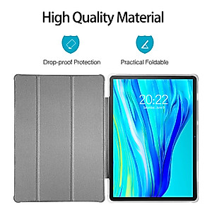 Pritom 10 inch Tablet Cover Case Compatible with Pritom Touch 10 or M10（3G Tablet 10 inch - Fixed Viewing Angle, Stand Folio and All-Round Protection