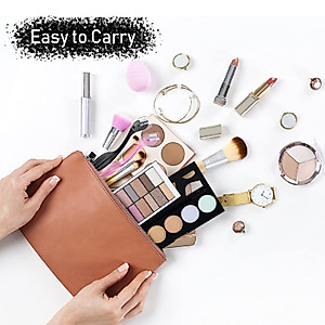 Honoson 16 Pieces Eyebrow Razors Eyebrow Shaper Small Blade Size Facial Trimmer Facial Razors for Women Face Shavers (Pink and Black)