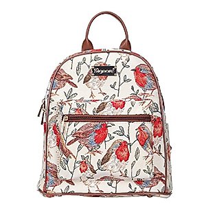 Signare Tapestry women Backpack Casual Daypack Robin Design (DAPK-ROB)