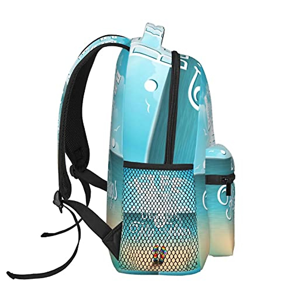 Hawaii Tropical Palm Tree Backpack Hawaiian Laptop Backpack Casual School Bag Hiking Travel Bookbag for Men Women Girls Boys