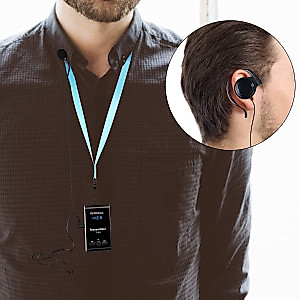 Case of 1 Transmitter 10 Receivers, Retekess T130 Tour Guide System, Assisted Listening Devices,with Retekess TT123 Wireless Microphone, Translation Devices for Church