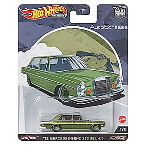 Hot Wheels '72 Mercedes Benz 280 SEL 4.5, Auto Strasse