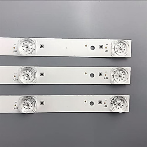 MSEURO L40P1A-F Light Bar TOT-40D2900-3X8-3030C YHA-4C-LB4008-YH07J Total Length 69CM 3 Light Bars Compatible with TCL