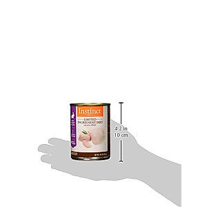 Instinct Limited Ingredient Diet, Wet Canned Dog Food, Grain Free - Real Rabbit, 13.2 oz. Cans (Pack of 6)