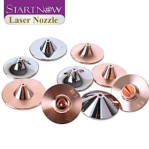 Startnow Laser Cutting Nozzle for Raytools Empower Head D32mm Fiber Laser Nozzle Double Single Layer 1.0 1.2 1.5mm (S32-A-15-D 1 PCS, Caliber 1.0mm)