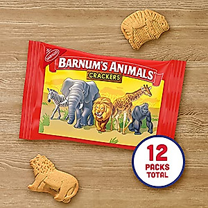 Barnum's Original Animal Crackers, 12 Snack Packs