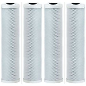 Premium Countertop Water Replacement Filter compatible for Ecosoft For Use In the Countertop Ecosoft Water Filters, Pack of 4 by CFS
